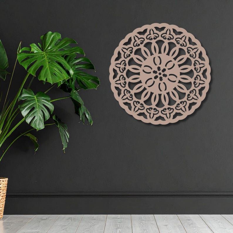 Mandala Trivet Laser Cut File, CNC Cutting Template (digital Download ...