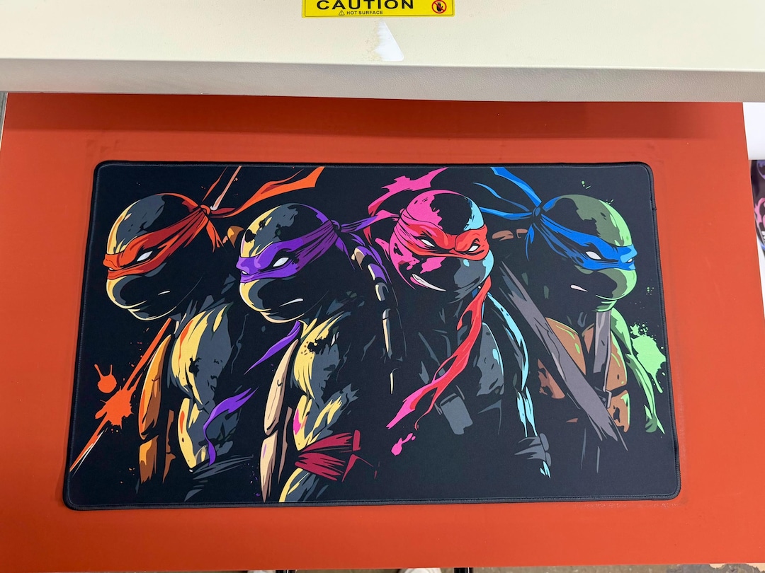 TMNT Commander Playmat (no Zone Layout) - MTG Anti Slip - Etsy