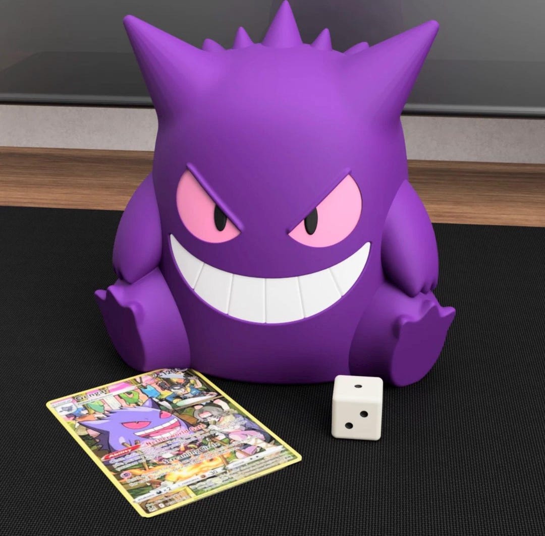 GENGAR Deck Box -tcg-magetic Lids - Etsy