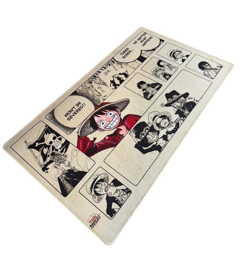 One Piece Brotherhood Playmat – Luffy Ace Sabo Anime TCG Desk Mat - Etsy