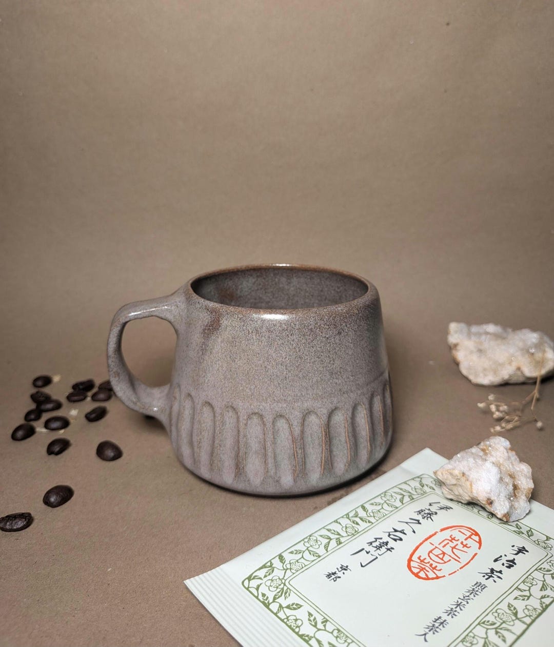 Handmade Stoneware Mug - Matte Earthy Glaze. - Etsy