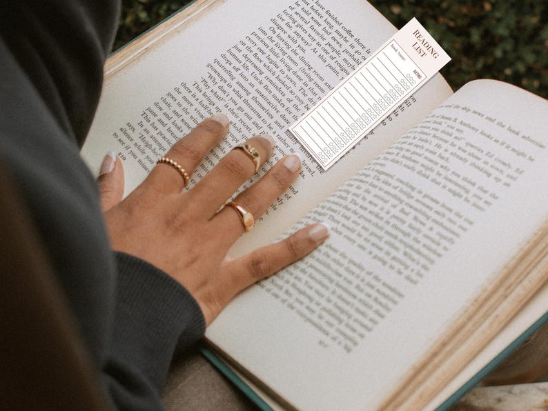 20 Printable Bookmarks Bundle - 2026 Calendar, Reading Tracker, Book ...