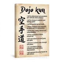 Personalized Dojo Precepts Poster, Custom Martial Arts School Rules ...