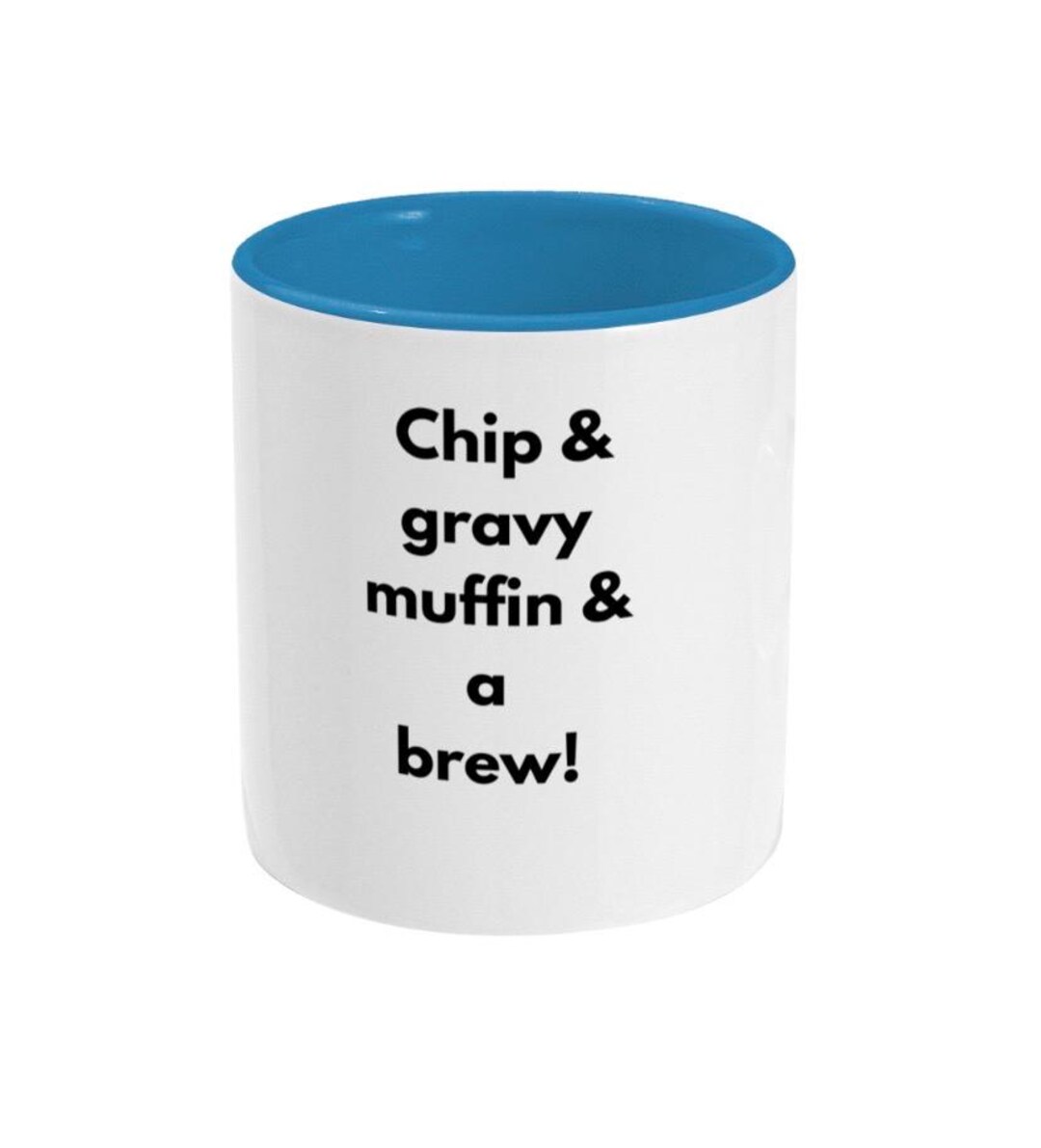 Manc Mugs Blue Proper Manc Mug – Manchester Slang Coffee Cup – Gift for ...