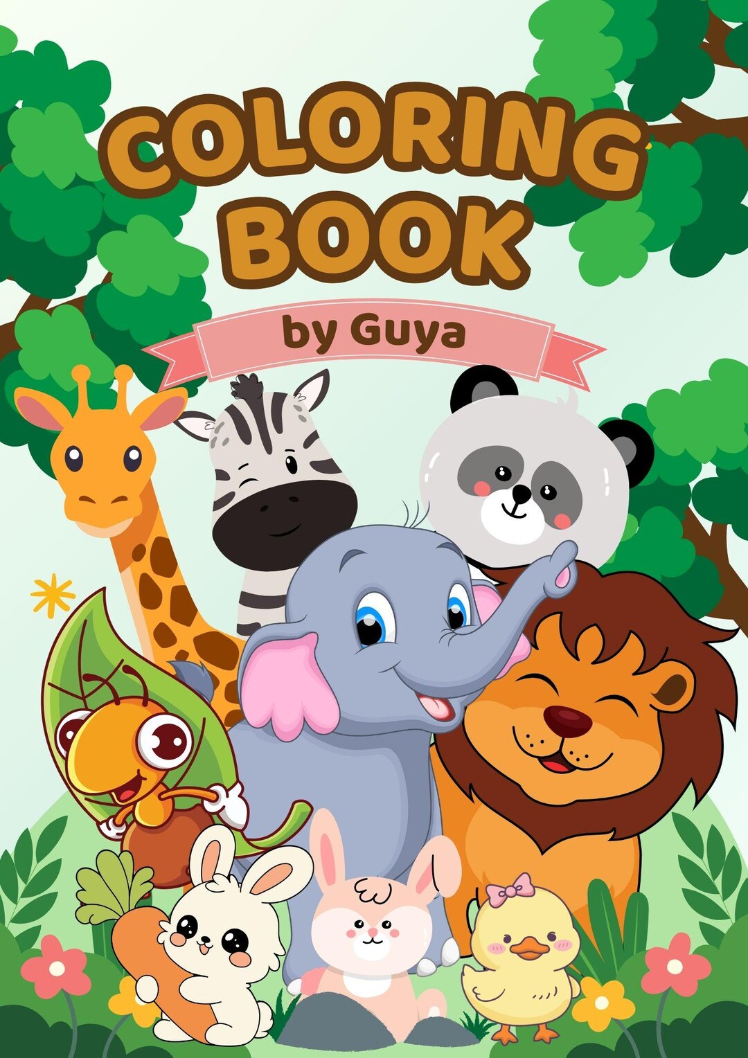 Coloring Book by Guya - Coloring Book for Children - Etsy