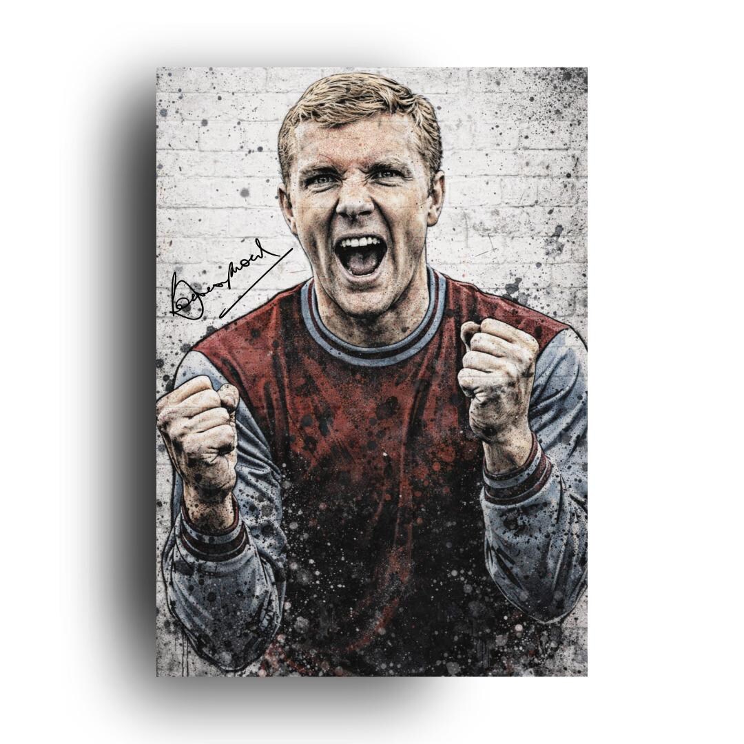 Bobby Moore Graffiti Art Print (perfect for West Ham Fans) - Etsy