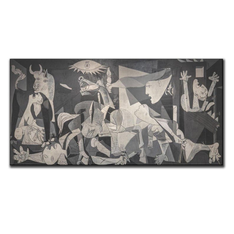 Guernica Pablo Picasso 1937 Oil Painting Art Poster Home Wall ...