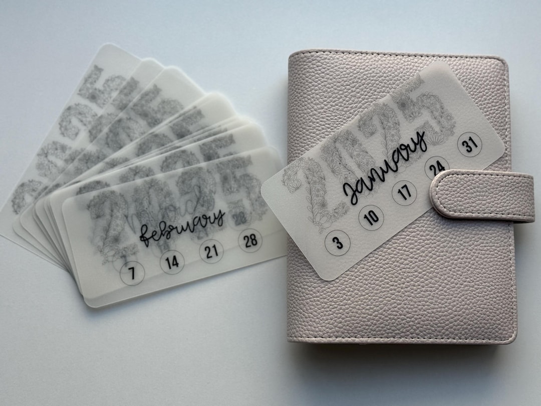 2025 52 Fridays - Matte Vellum Inserts - Etsy