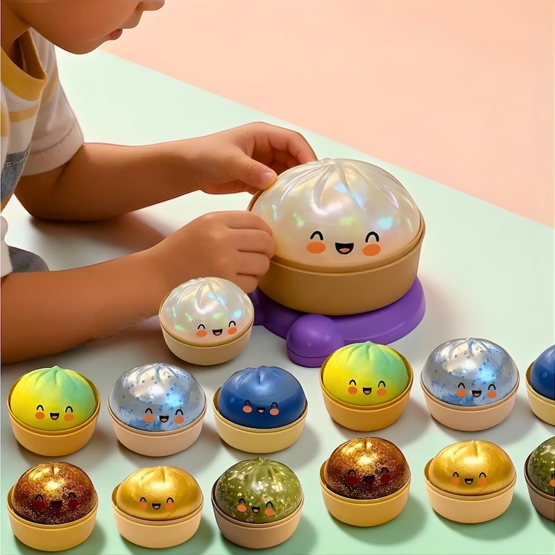 Dumpling Squishy Glitter - Etsy