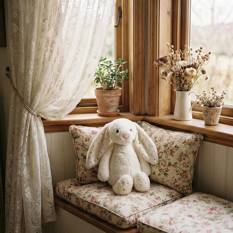 Jellycat Bashful Twinkle Bunny Plush, Silver Star Ear Rabbit, Cream ...