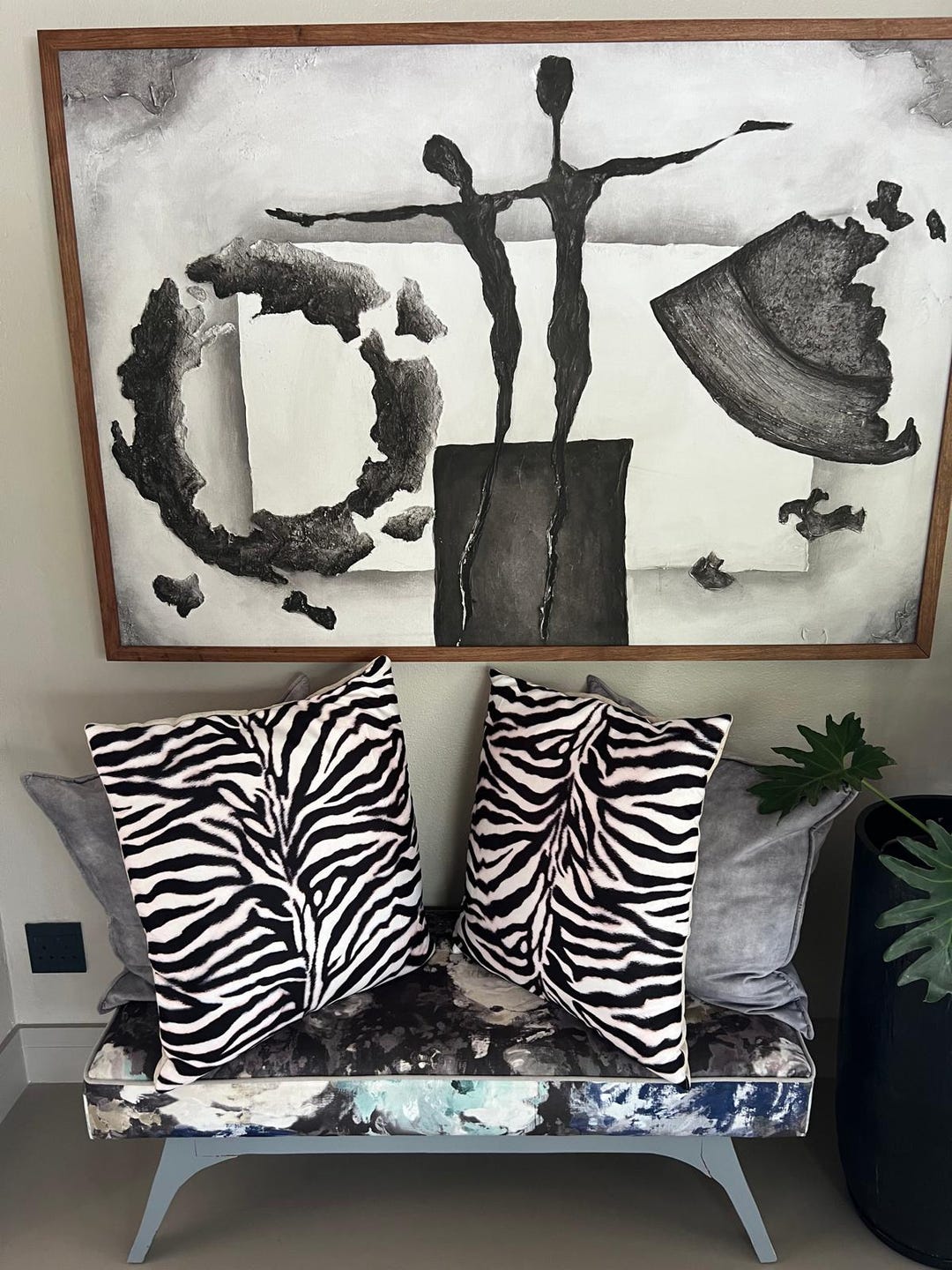 Zebra African Wildlife Statement Cushions Luxury Velvet Feel Decor - Etsy