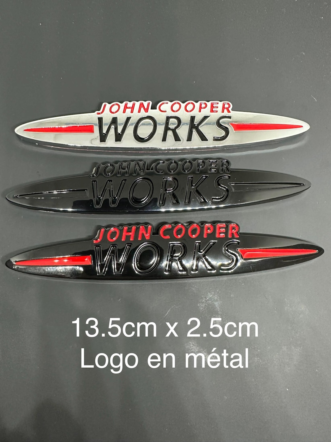 Mini-jcw John Cooper Works Logo Metal Emblem Trunk 135mm S-one - Etsy