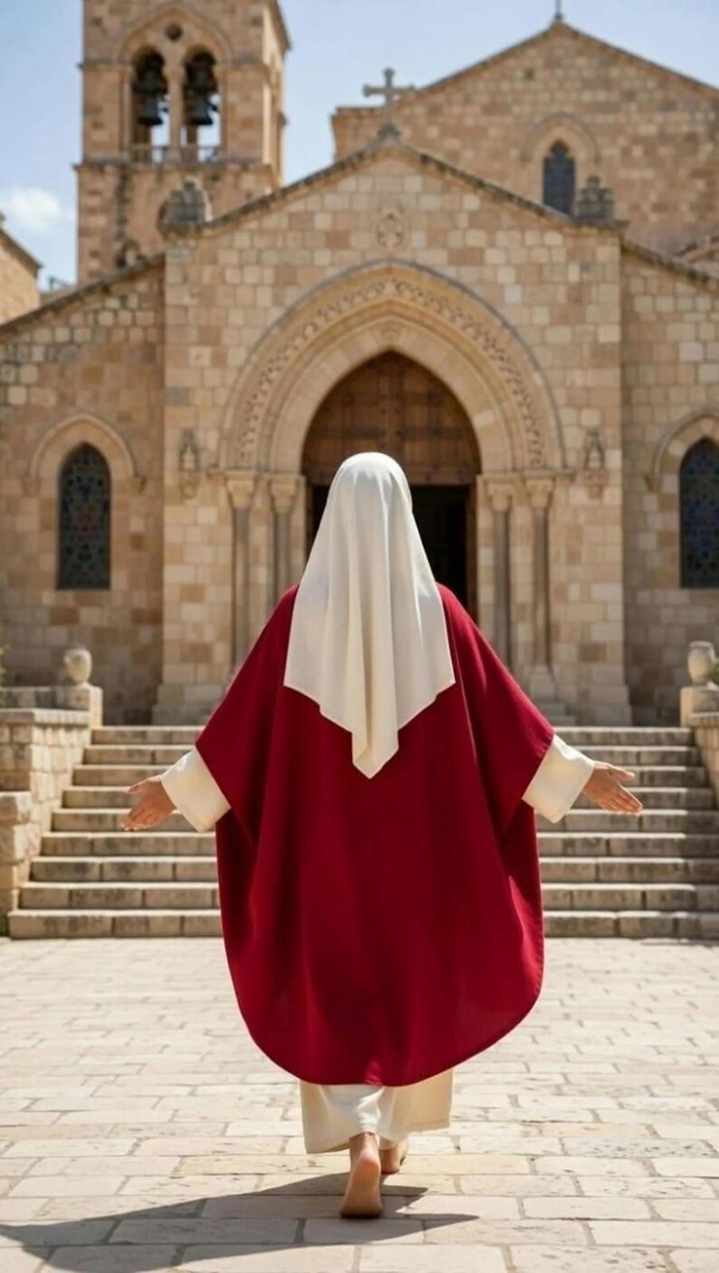 Biblical Robe Costume Jesus Inspired Outfit Handmade Religious Dress ...