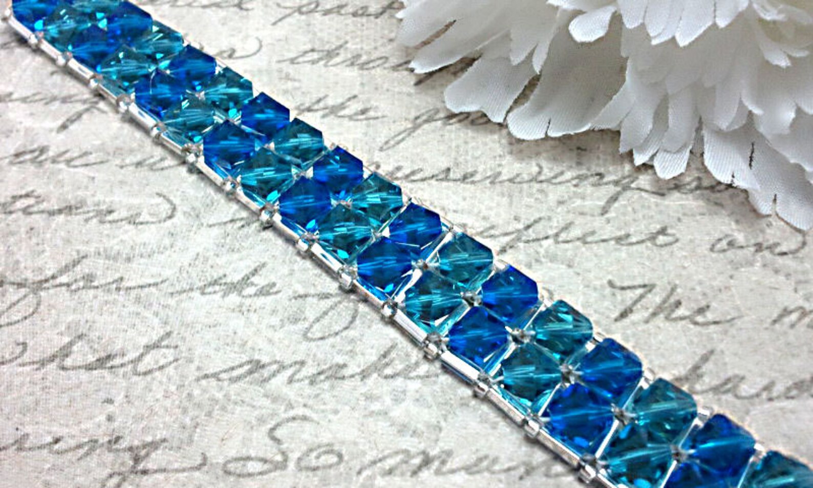 Tutorial PDF Right Angle Weave Swarovski Crystal Embellished Bracelet ...