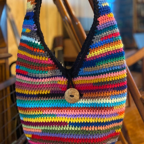 The Magic Scrap Crochet Sling Bag PATTERN 6 available for - Etsy