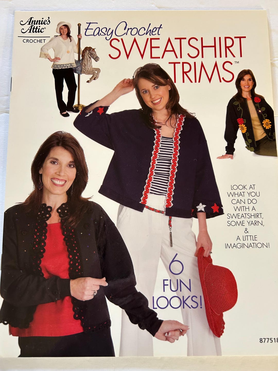 Discontinued Annie's Attic Crochet Leaflet # 877518 ©2007 Easy Crochet ...