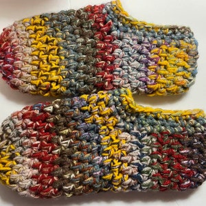 Happy Scrappy Crochet Slippers Magic Scrap Crochet PATTERN #31 ...