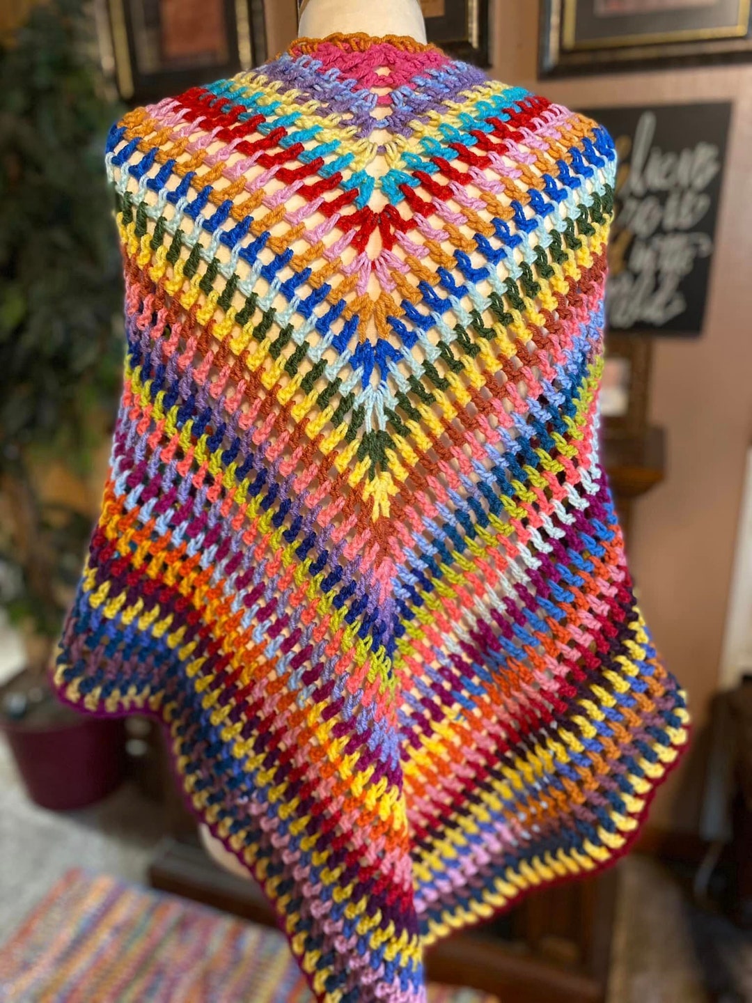 Crochet Festival Shawl PATTERN #15 (available for Free, Read Below ...