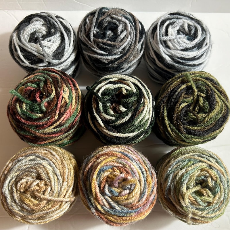 Camouflage Yarn - Etsy