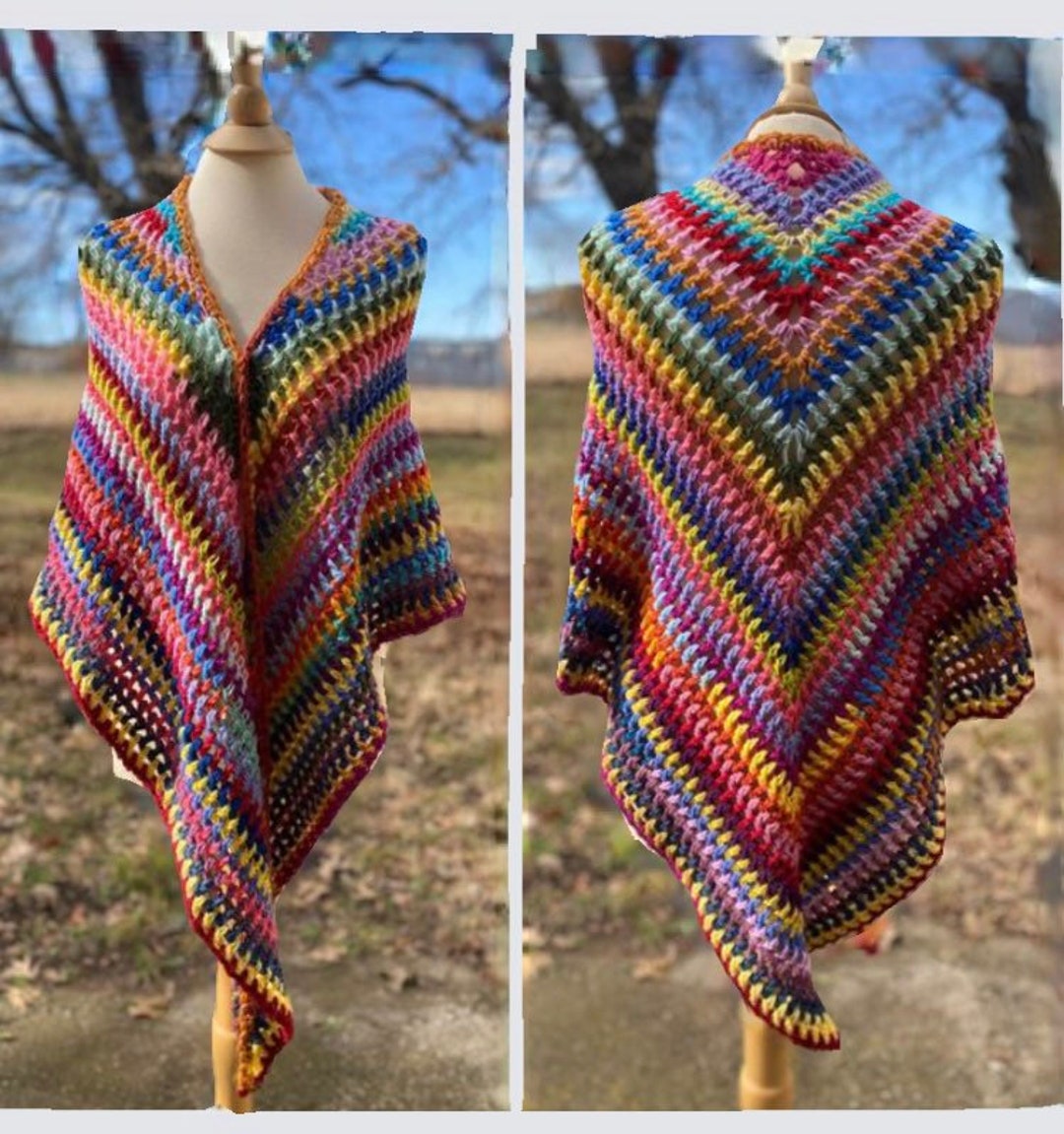 The Magic Scrap Crochet Festival Shawl PATTERN #15 (available for Free ...