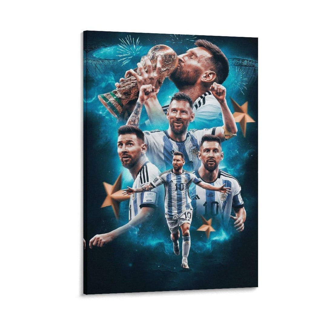 Lionel Messi Fashion Personality Poster Wall Art Picture Painting ...