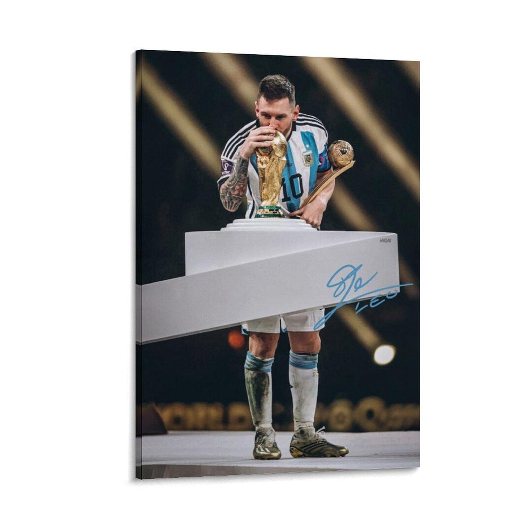 Lionel Messi Poster Wins Classic Moments Wall Art Picture Painting ...