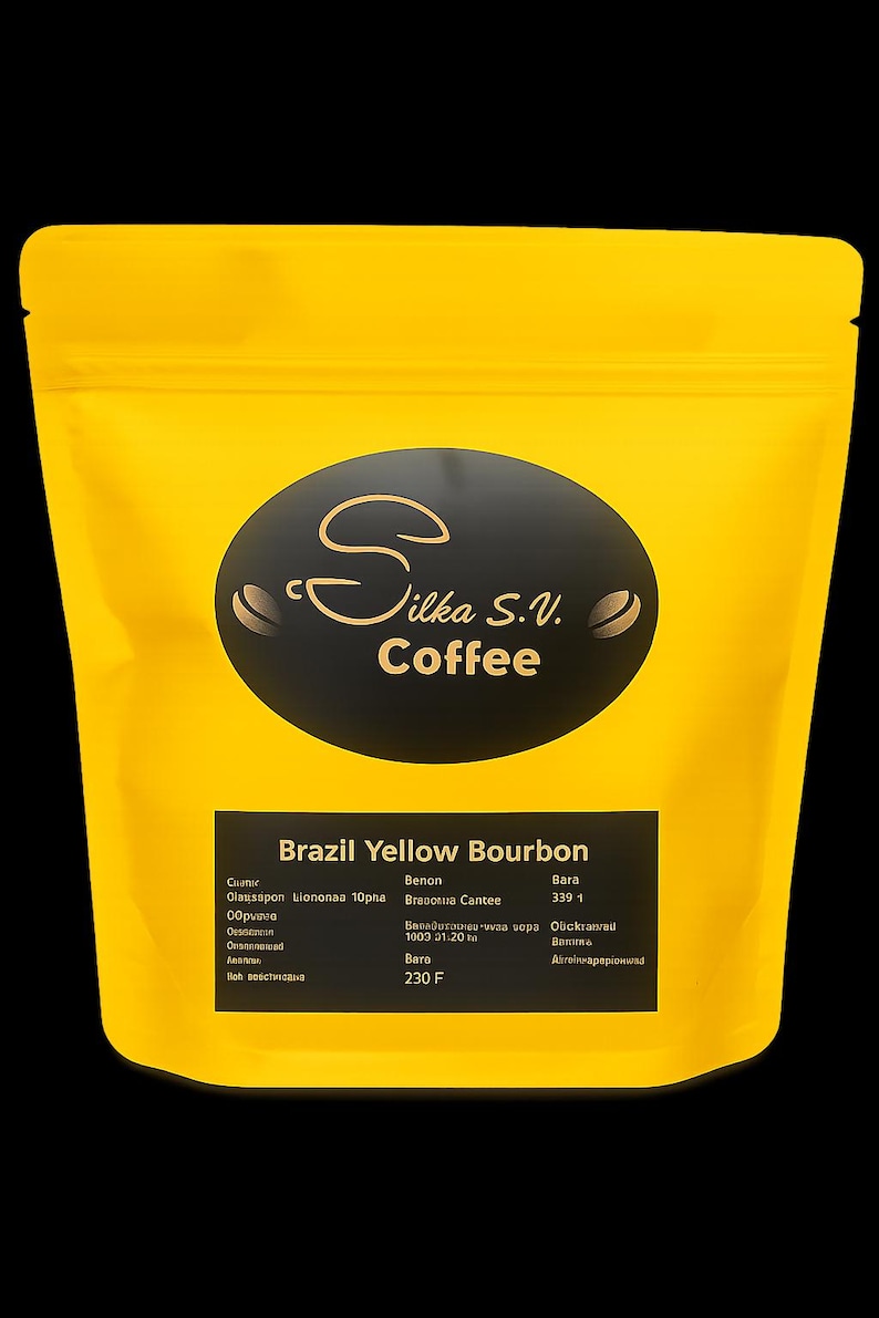 Coffee Beans SILKA SV Brazil Yellow Bourbon, 250 Gr - Etsy