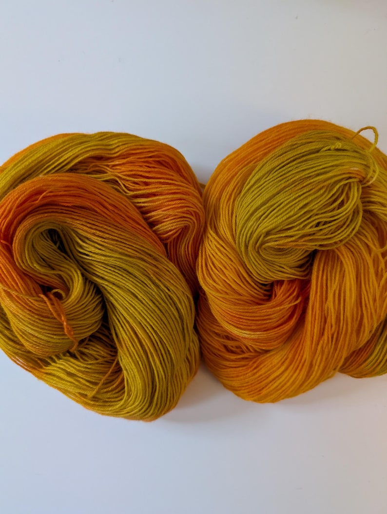 100g Gradient Yarn "caribbean Sunset", Base Price 155.00 Eur/kg, Yellow ...