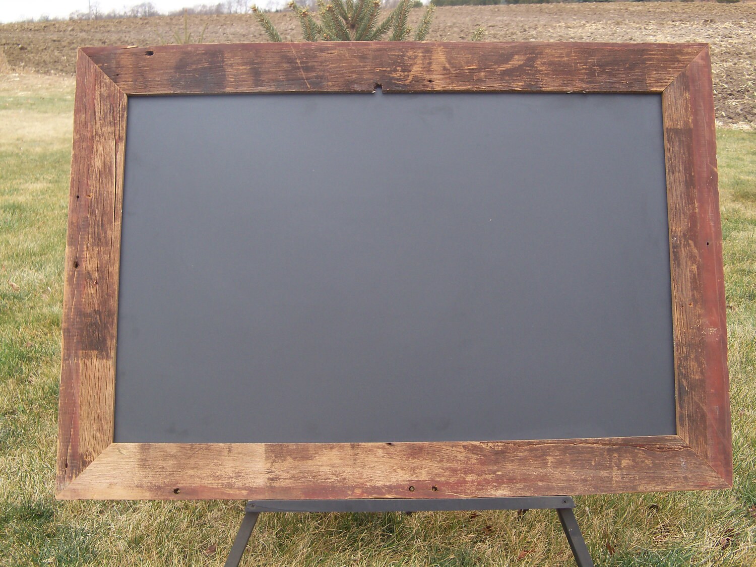 Custom Made Barnwood Framed Chalkboard | Etsy