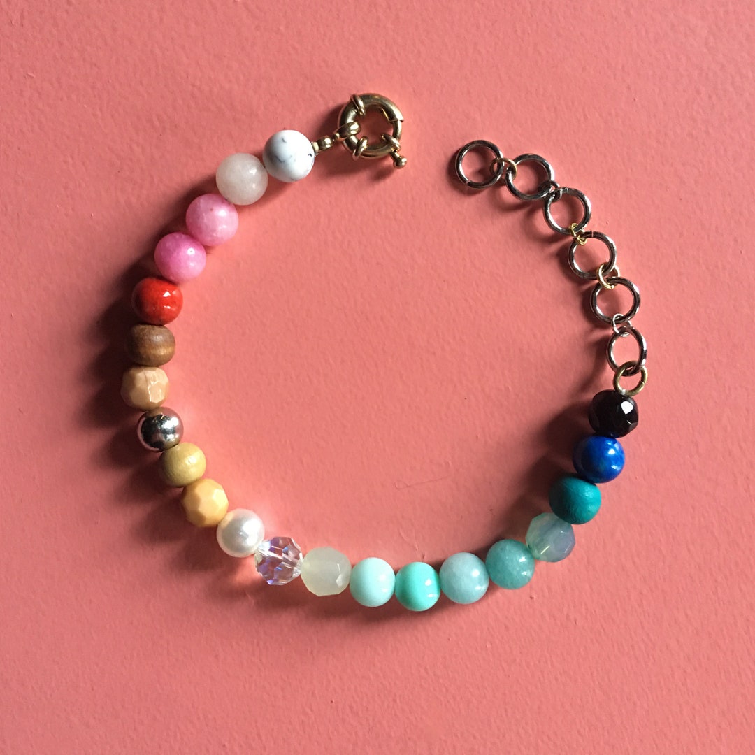 NEW YORK Bracelet, Upcycled Bracelet, Handmade Bracelet, Statement ...