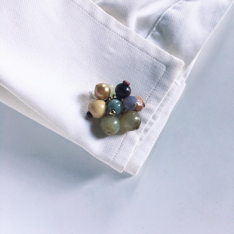Beaded Cuff Links - Etsy