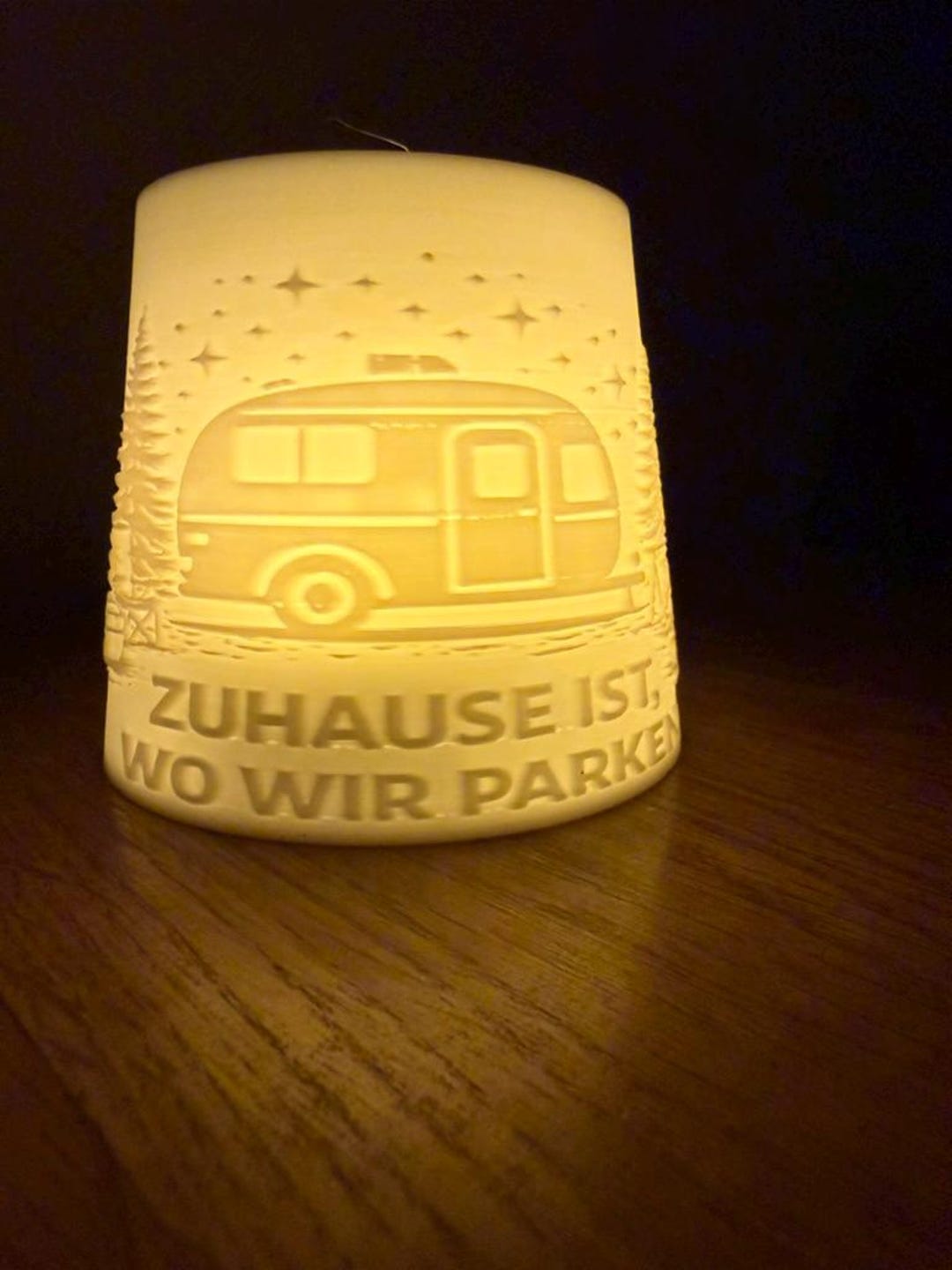 Camping Tealight Caravan Decoration Incl. LED – Vanlife Gift – Camper ...