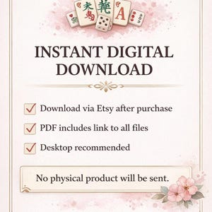 Funny Mahjong Sayings Clipart | Mahjong Tile PNG Bundle (digital ...