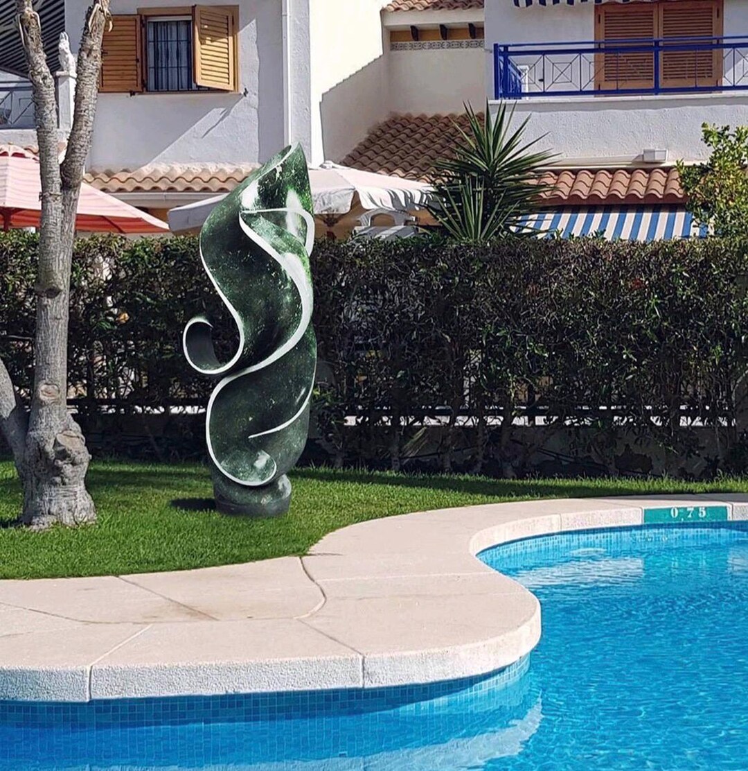 Chronicles – Hand-carved Abstract Stone Outdoor Sculpture | One-of-a ...