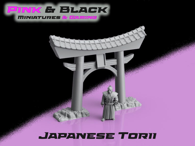 Japanese Torii Gate - Terrain - 3D Printed !check Delivery Time! - Etsy