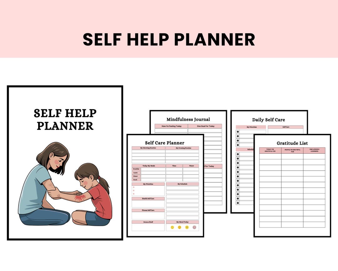 Productivity Planner, Self Help Journal, Daily Planning Organizer ...