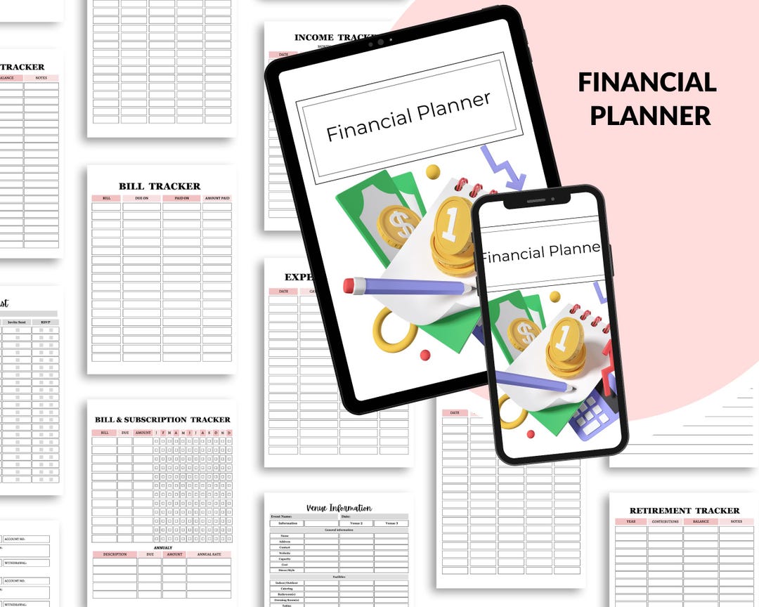 Budget Planner, Financial Planner, Personal Finance Organizer, Money ...