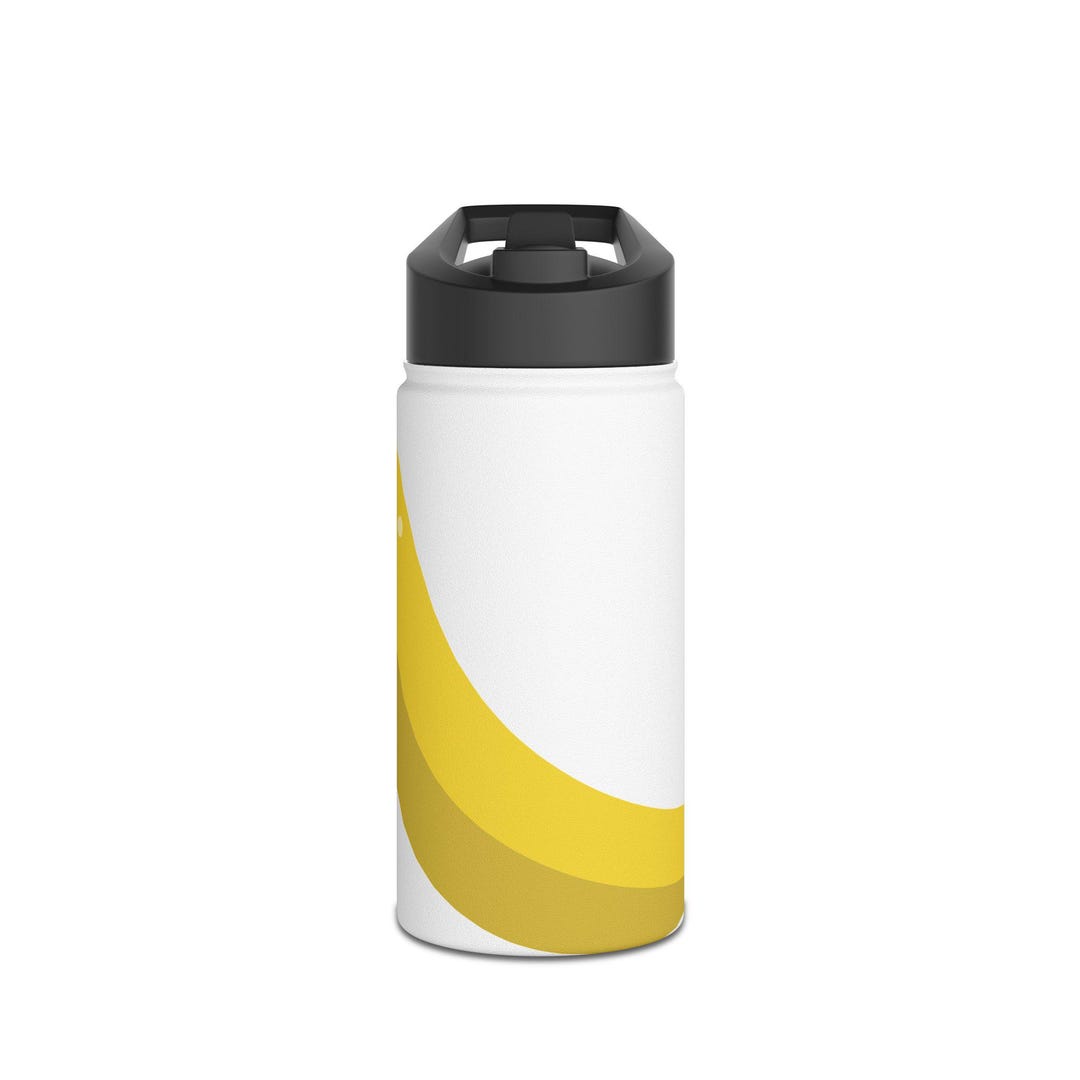 Yellow Banana Arc Stainless Steel Water Bottle, Standard Lid - Etsy