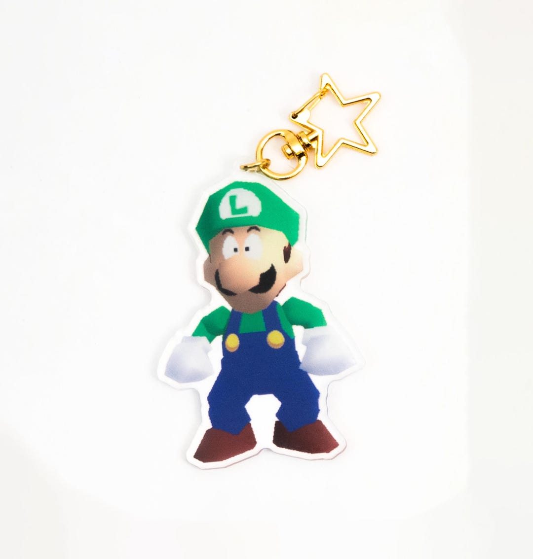 Super Mario 64 - Luigi Keychain - Etsy