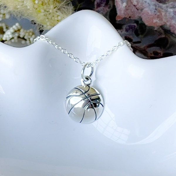 Basketball Necklace - Etsy