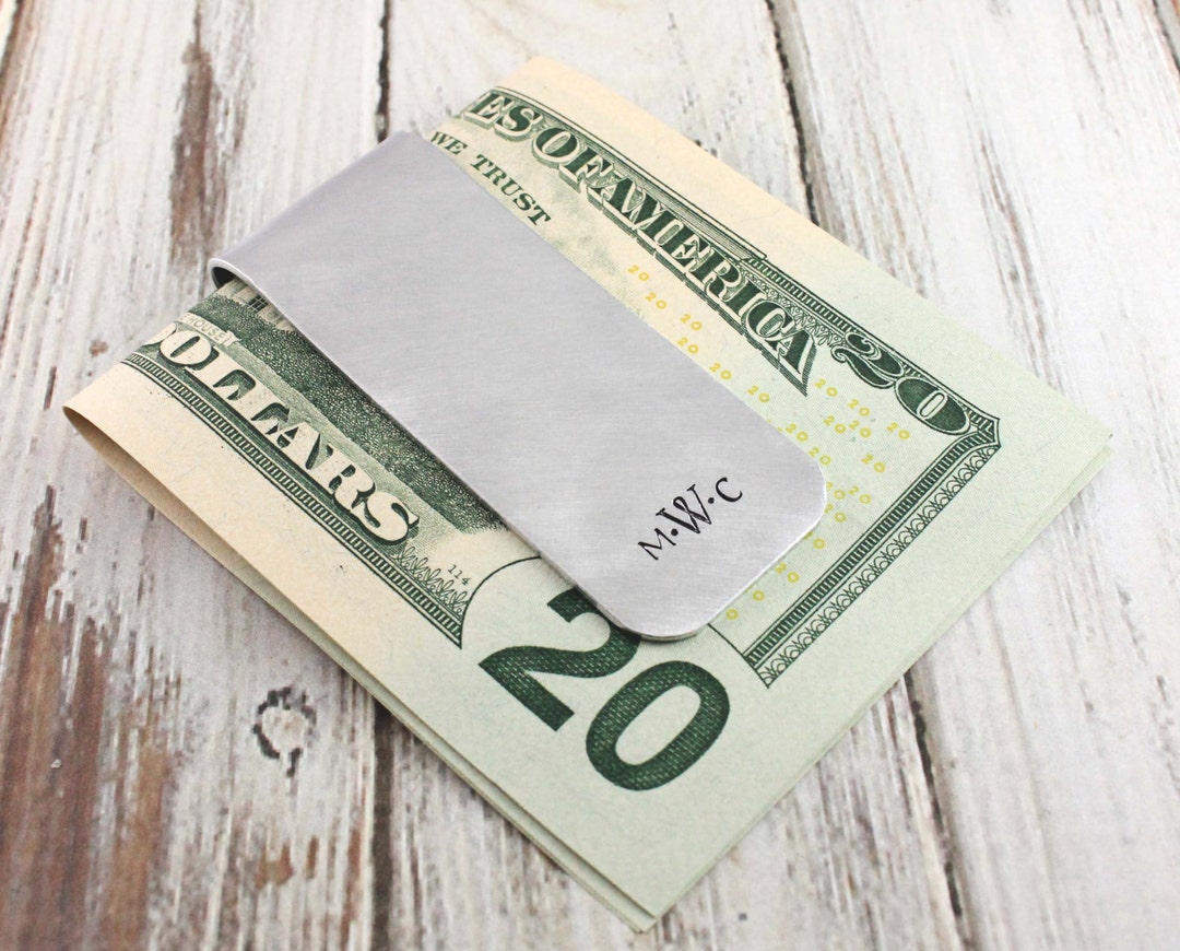 Custom Money Clip - Monogrammed Money Clip - Personalized Money Clip ...
