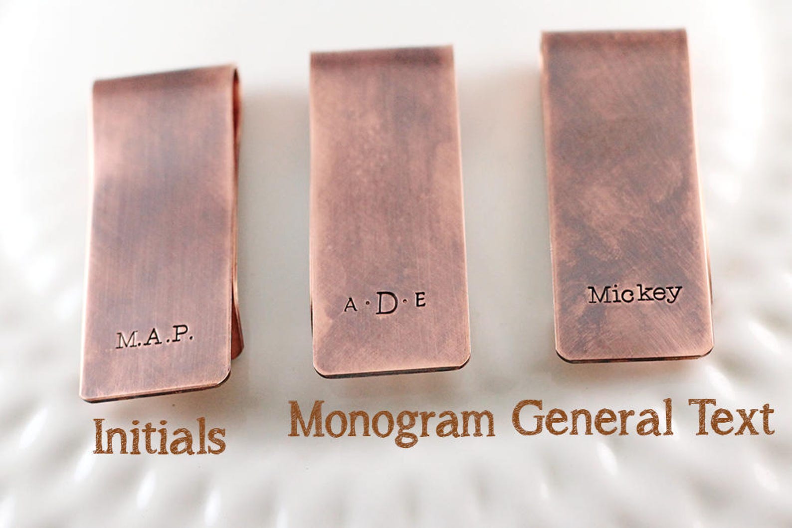 Custom Gold Money Clip Monogrammed Money Clip Personalized - Etsy