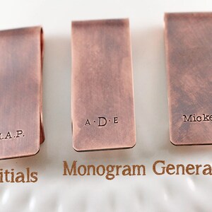 Custom Gold Money Clip - Monogrammed Money Clip - Personalized Brass ...