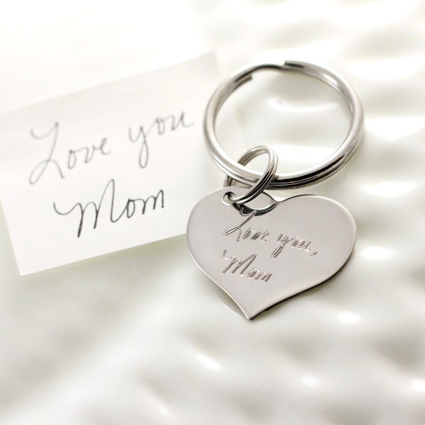 Handwriting Keychain - Etsy