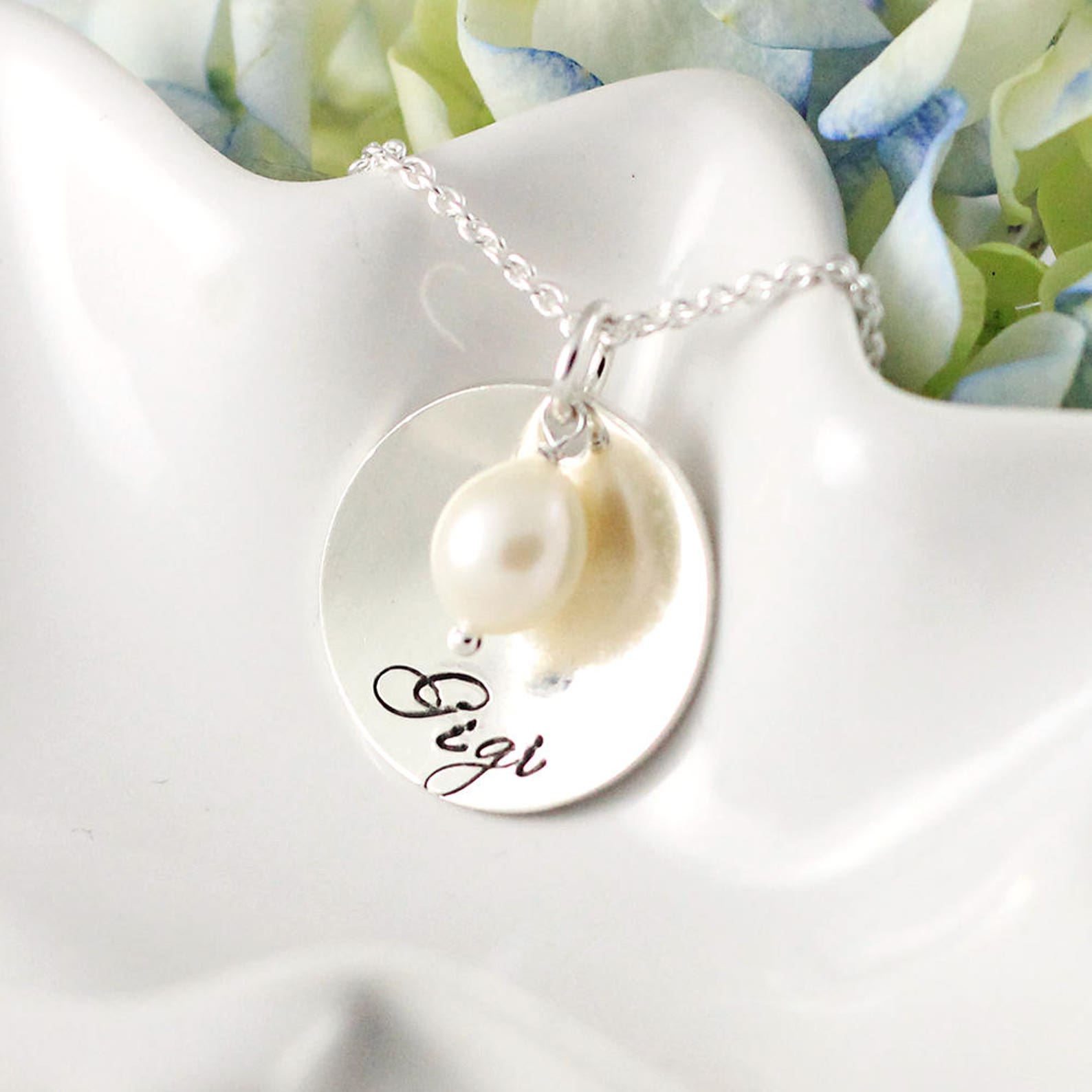 Nana Necklace Nana Jewelry Sterling Silver Personalized - Etsy