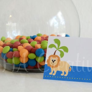 Animal Place Cards - Boy or Girl - DIY Printable Digital File - Etsy