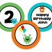 Personalized Monster Birthday Cupcake Toppers - DIY Printable Digital ...