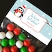 Personalized Winter Penguin Treat Bag Topper DIY Printable - Etsy