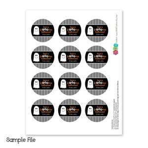 Personalized Halloween Ghost Favor Tag - Faboolous - DIY Printable ...