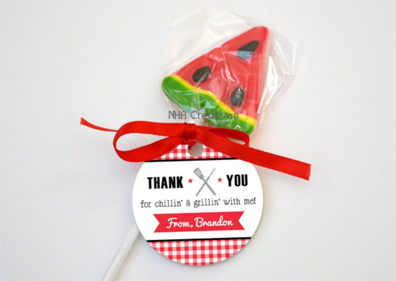 Personalized Barbecue Favor Tag - BBQ Spatula and Fork - DIY Printable ...